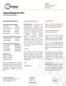 sigma-961-label-es | Am-ag, LLC (es)