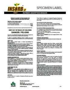 insorb-lf-label | Am-ag, LLC