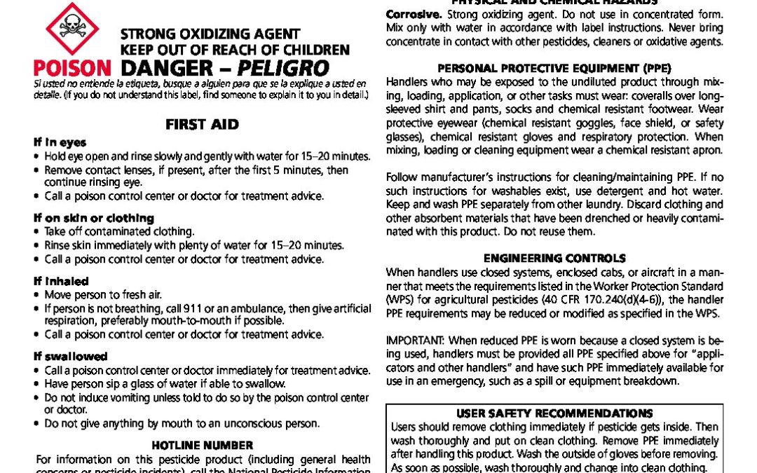 sanidate-hc_label | Am-ag, LLC